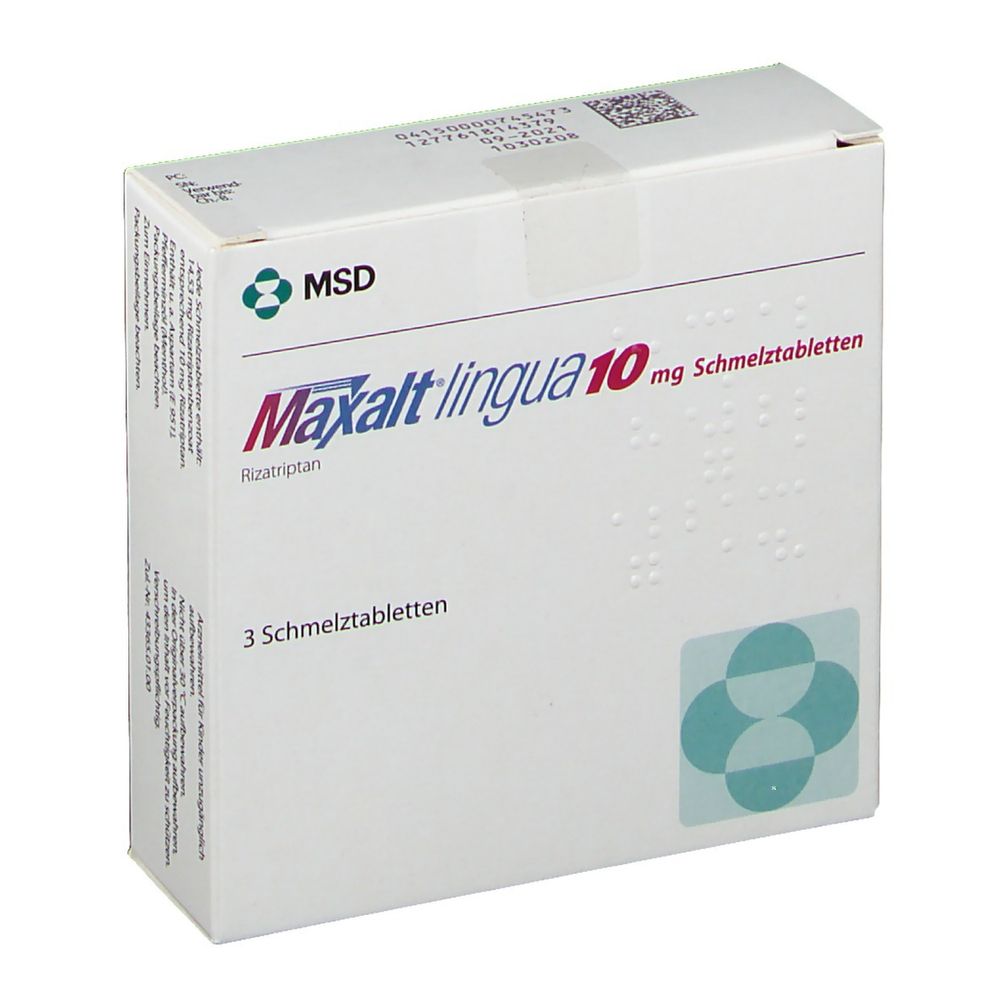 Maxalt® lingua 10 mg 3 St - shop-apotheke.com