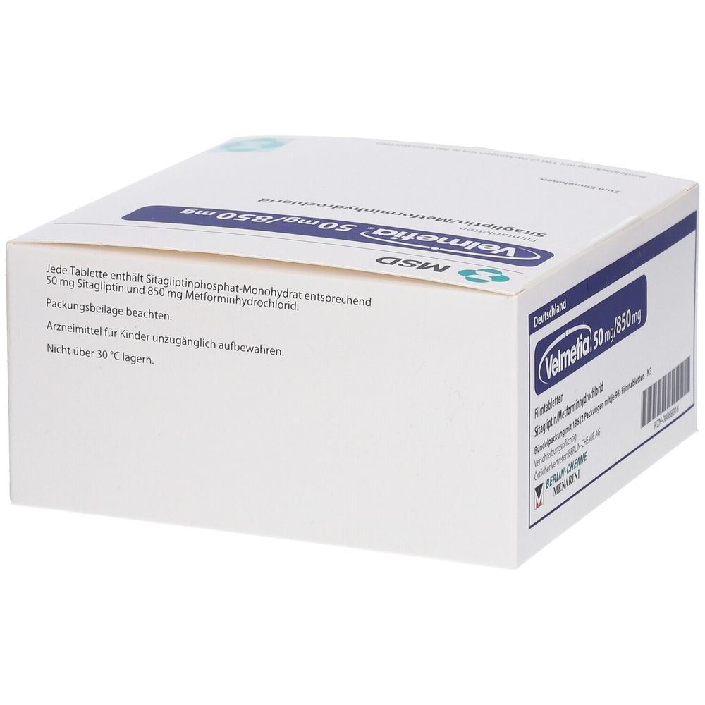 Velmetia® 50 mg/850 mg 196 St - shop-apotheke.com