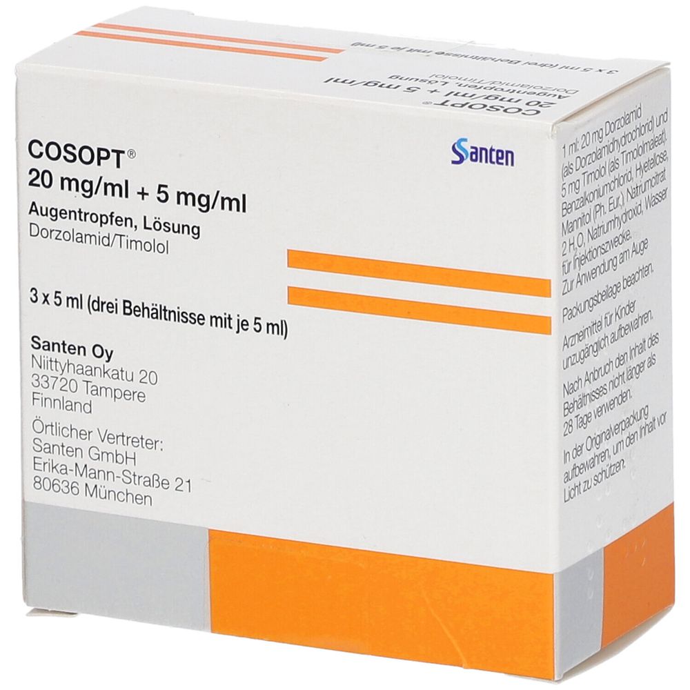 Cosopt® 20 mg/ml + 5 mg/ml 3x5 ml - shop-apotheke.com
