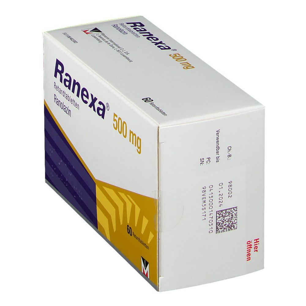 Ranexa® 500 mg 60 St - shop-apotheke.com