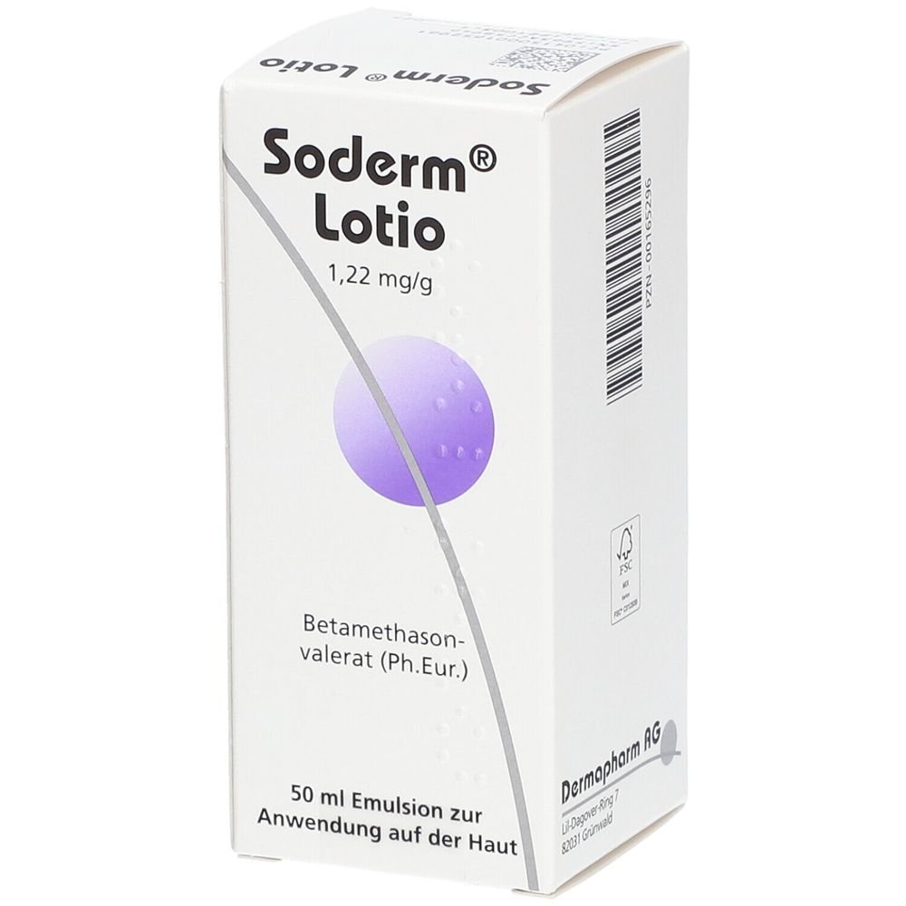 Soderm® Lotio 1,22 mg/g 50 ml - shop-apotheke.com