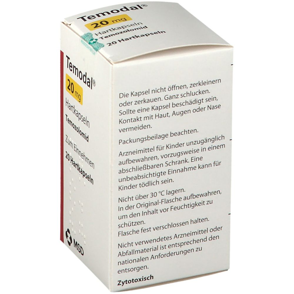 Temodal® 20 mg 20 St - shop-apotheke.com
