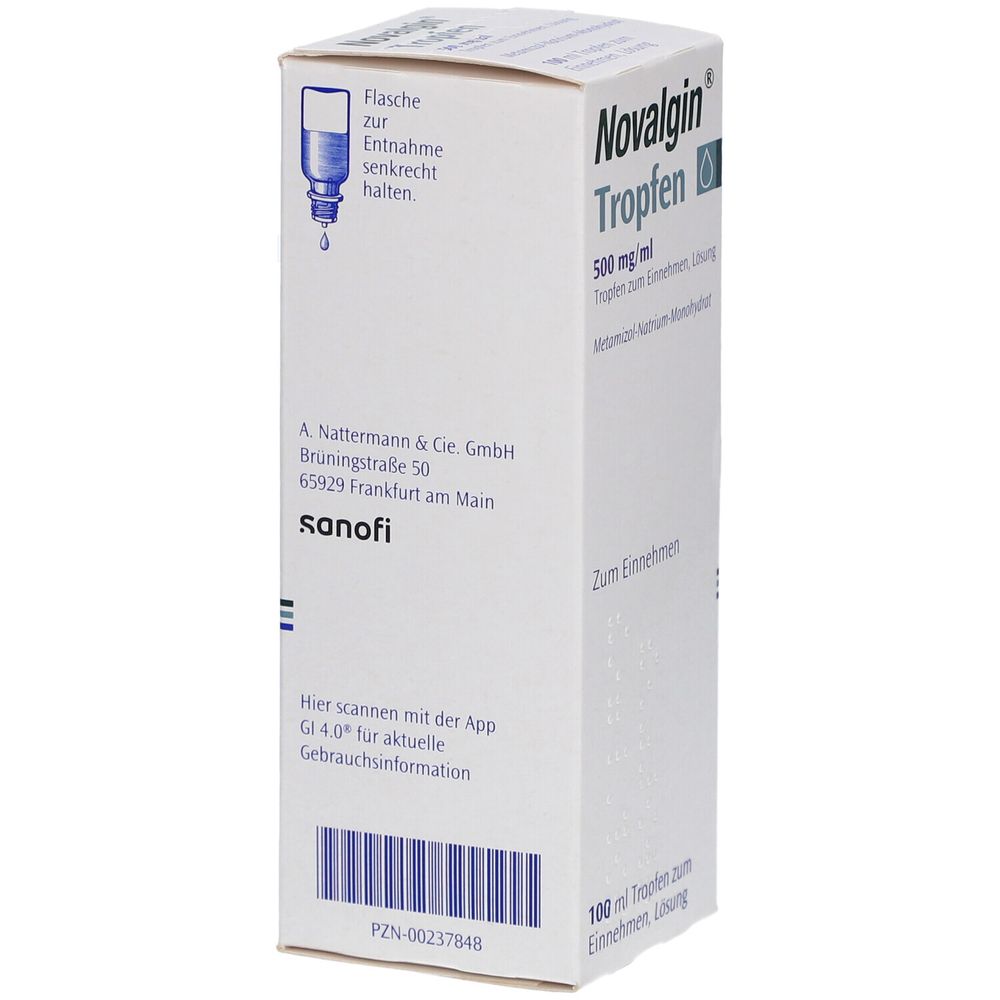 Novalgin® Tropfen 500 mg/ml 100 ml - shop-apotheke.com