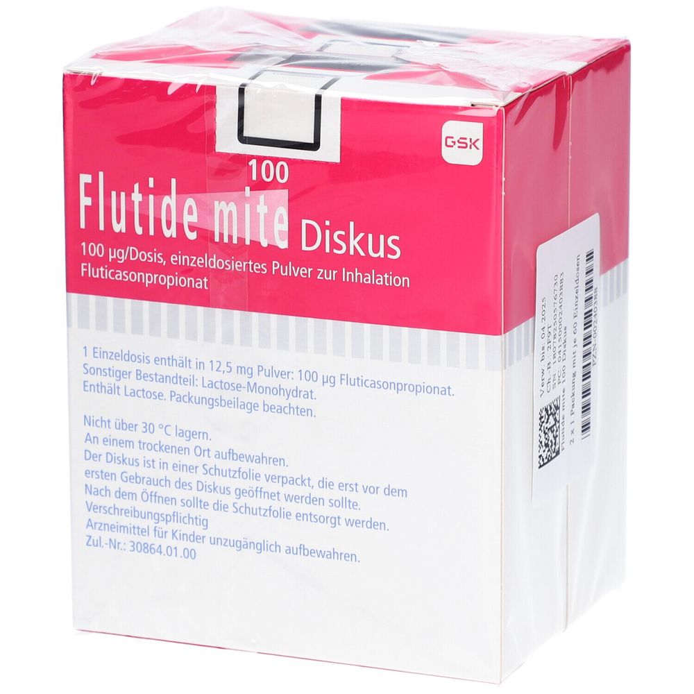 Flutide® mite 100 Diskus® 2x60 St - shop-apotheke.com
