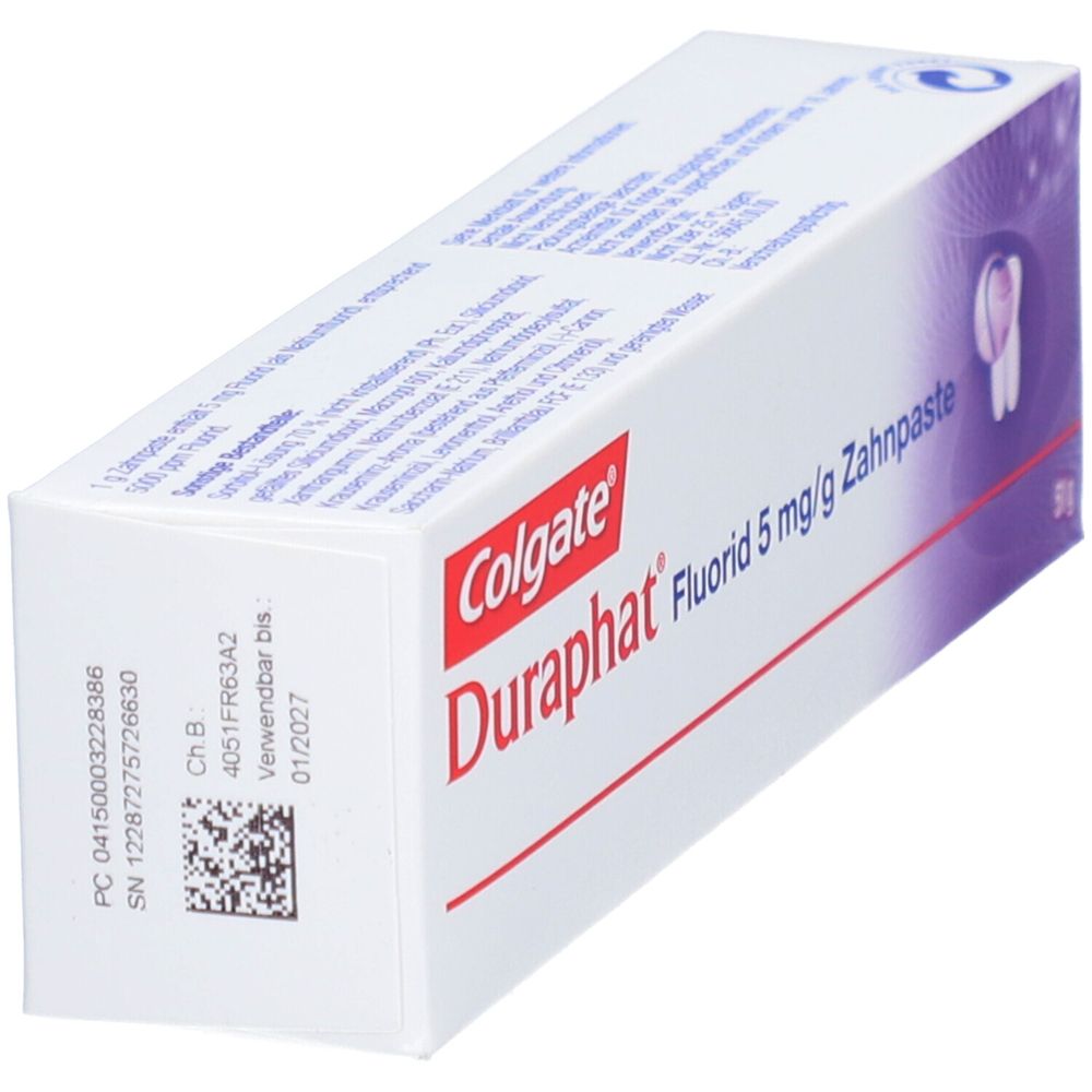 Colgate Duraphat Fluorid 5mg/g Zahnpaste 51 g - shop-apotheke.com