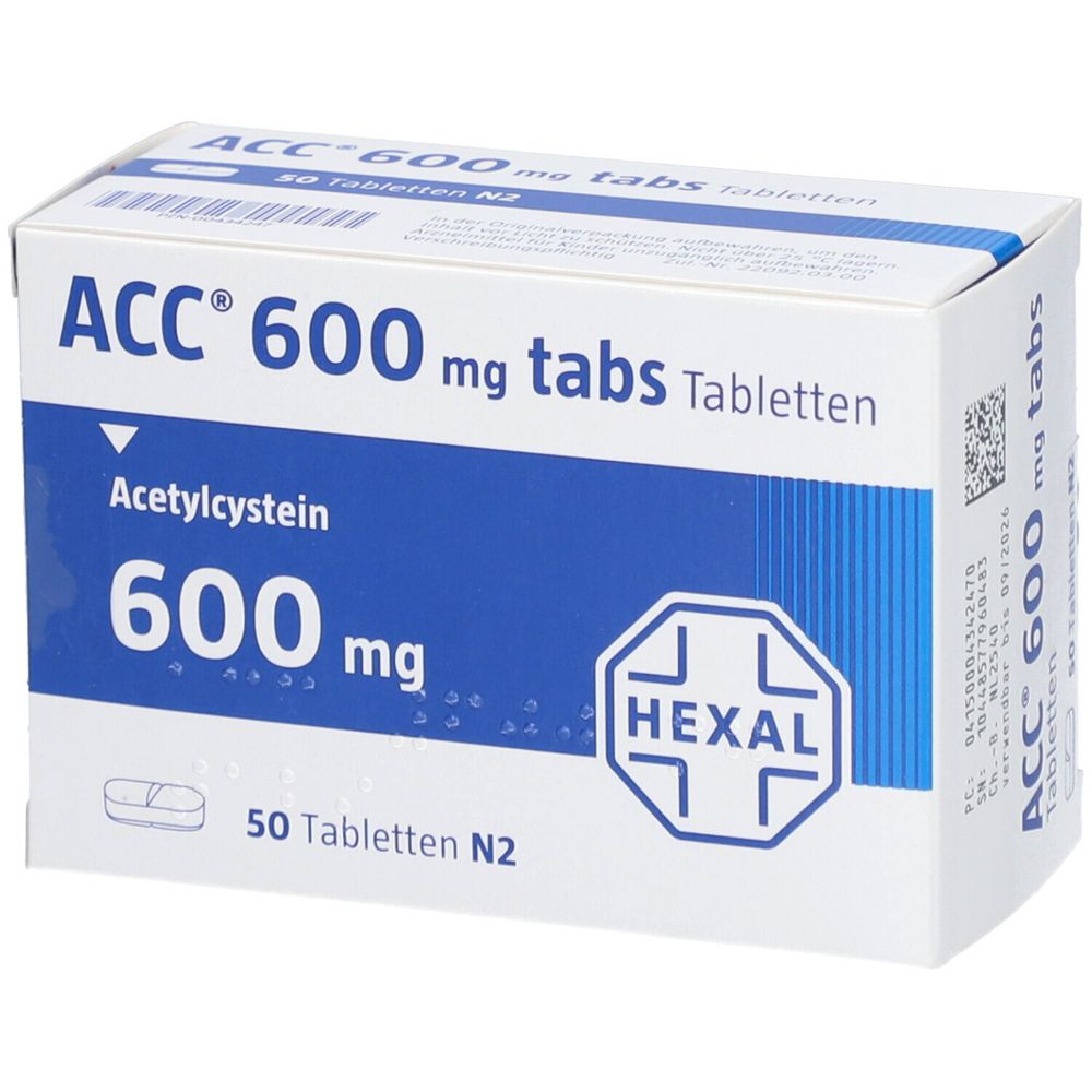 ACC® 600 mg tabs 50 St - shop-apotheke.com