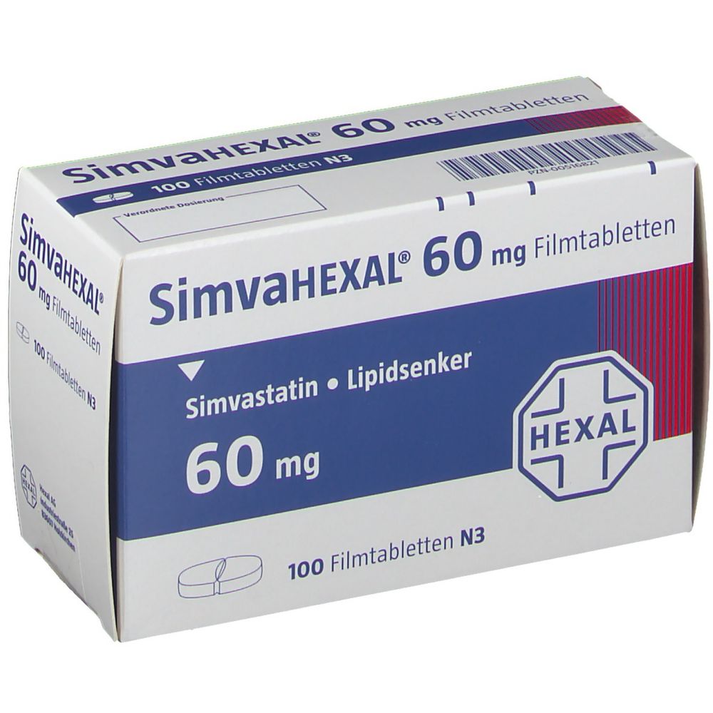 SimvaHEXAL® 60 mg 100 St - shop-apotheke.com