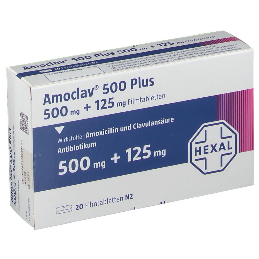 Amoclav® 500 plus 20 St - shop-apotheke.com