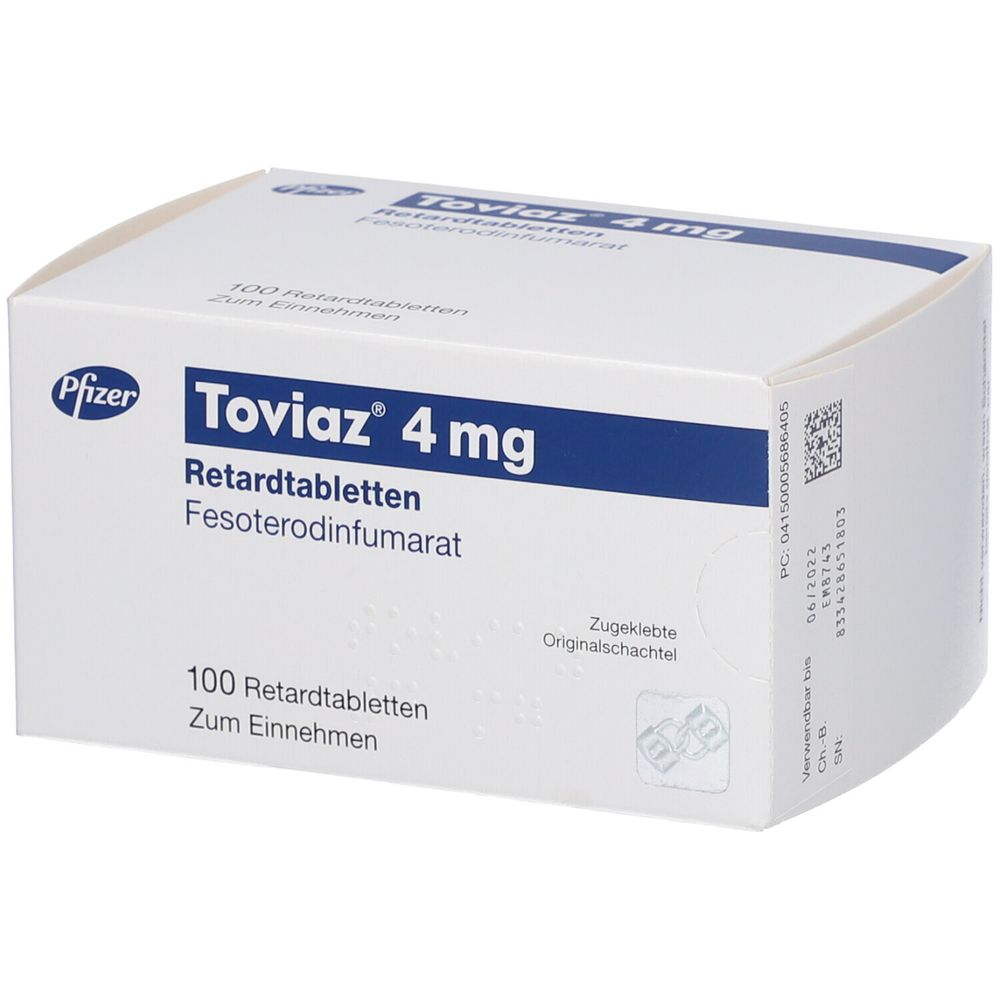 Toviaz® 4 mg 100 St - shop-apotheke.com