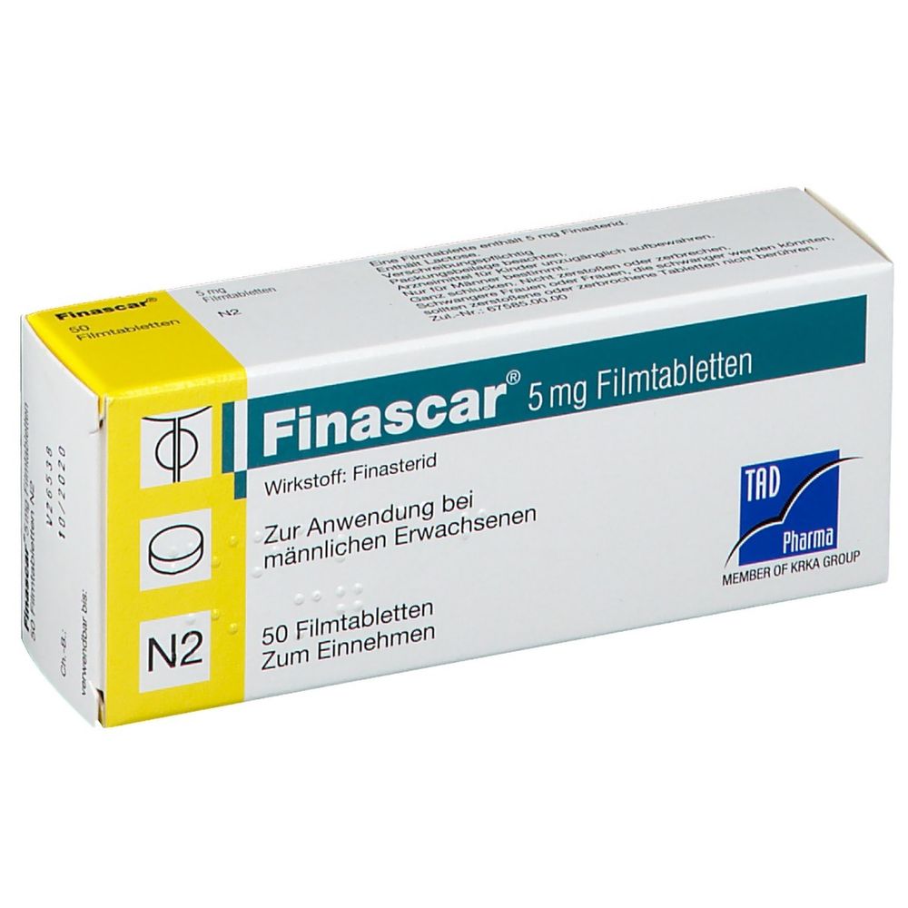 Finascar® 5 mg 50 St - shop-apotheke.com