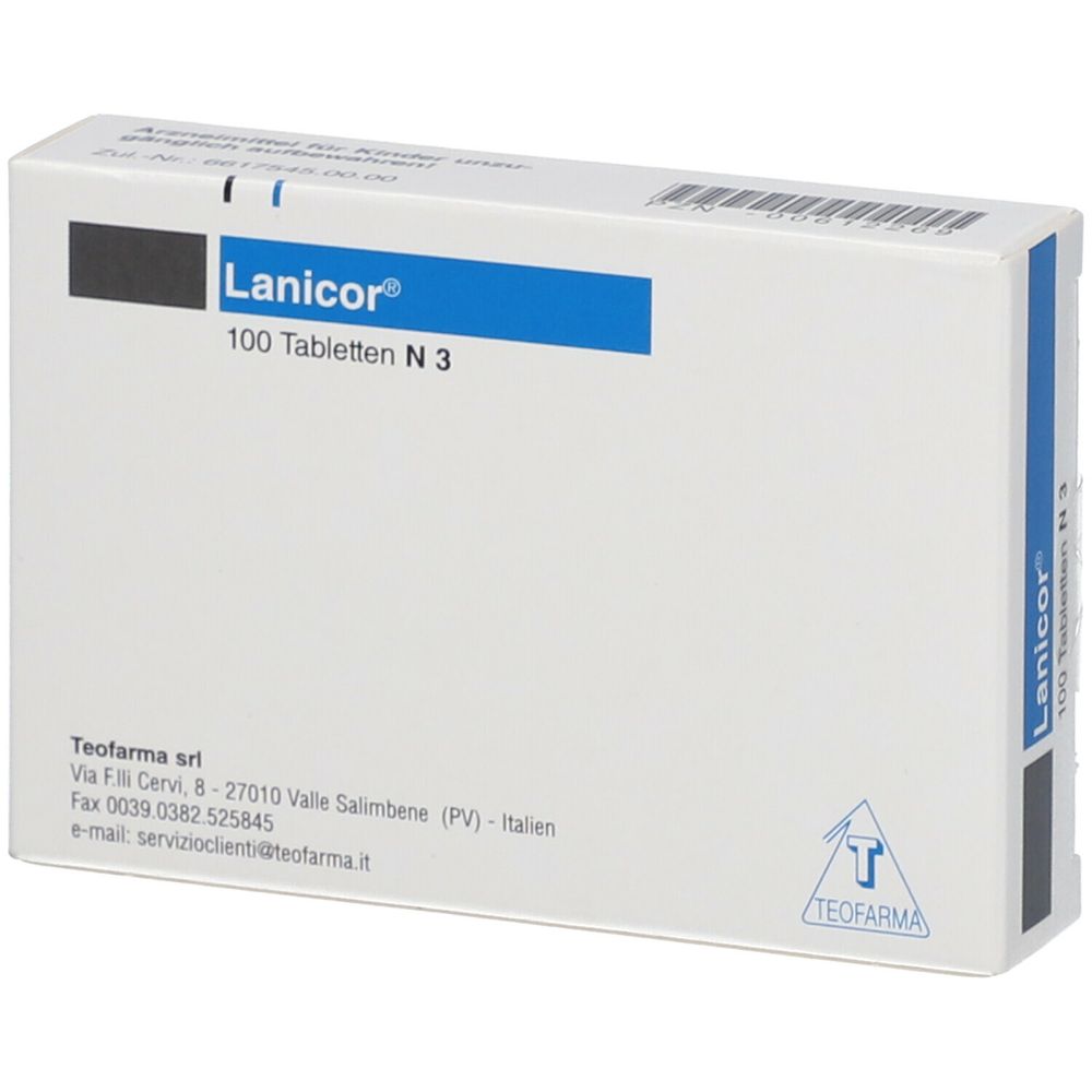 Lanicor® 25 mg Digoxin 100 St - shop-apotheke.com