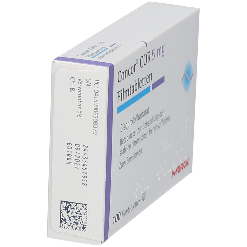 Concor® COR 5 mg 100 St - shop-apotheke.com