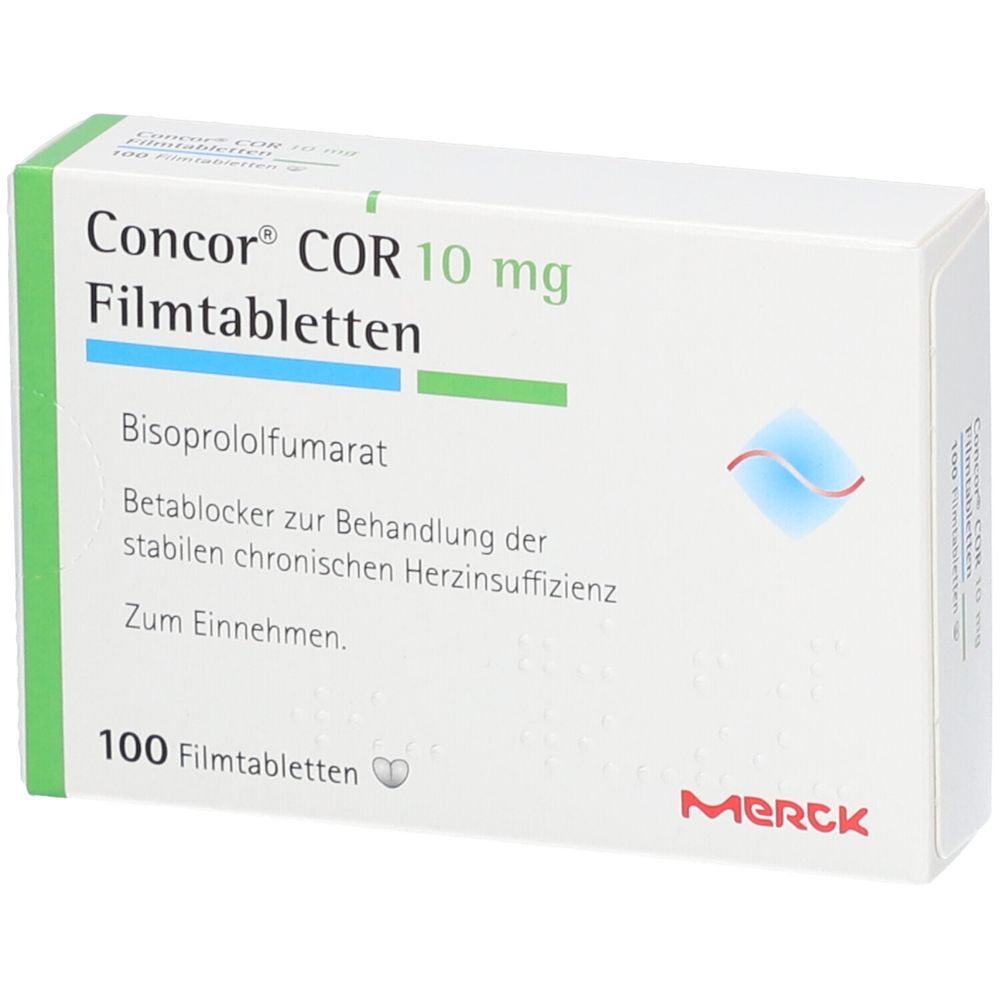 Concor® COR 10 mg 100 St - shop-apotheke.com