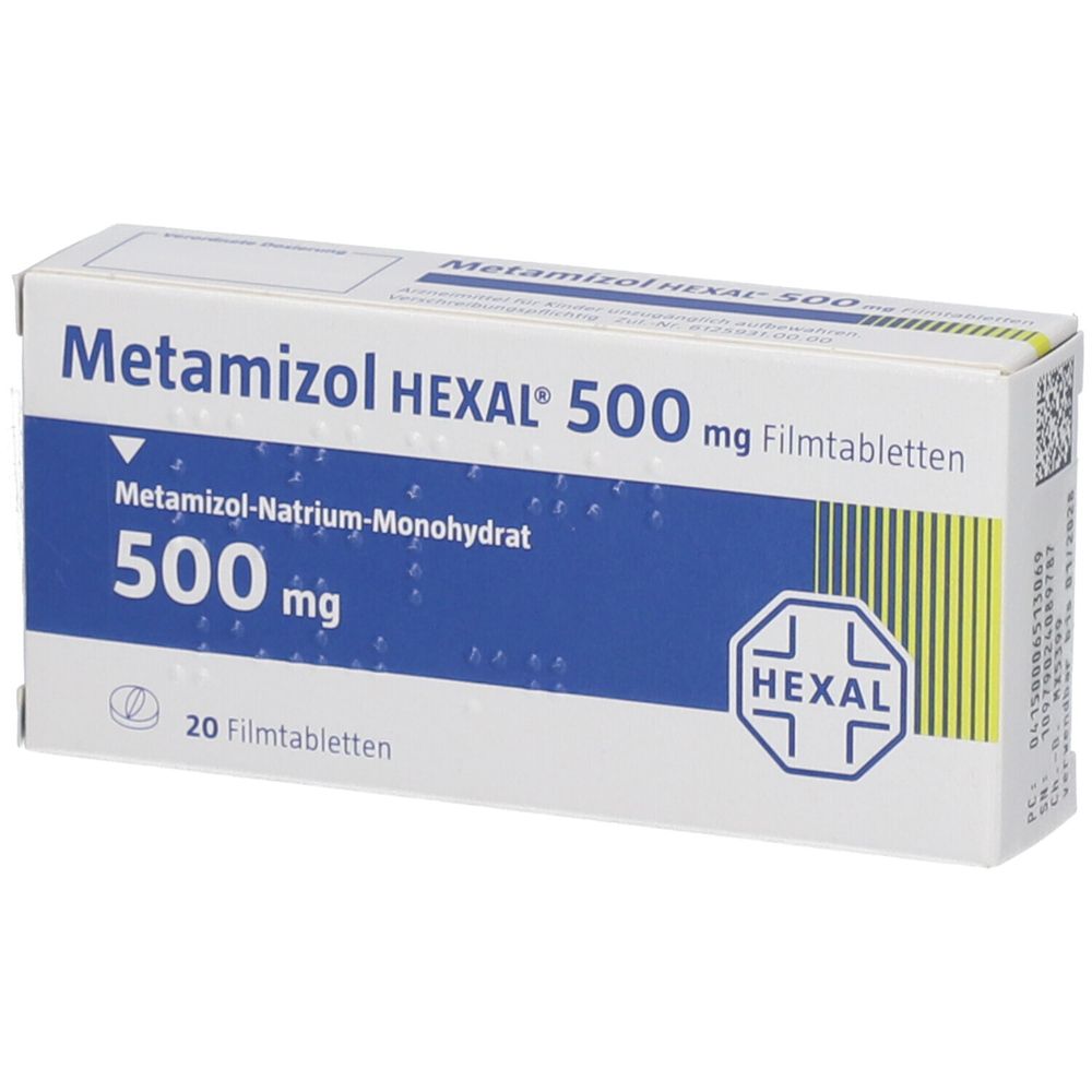 Metamizol HEXAL® 500 mg 20 St - shop-apotheke.com