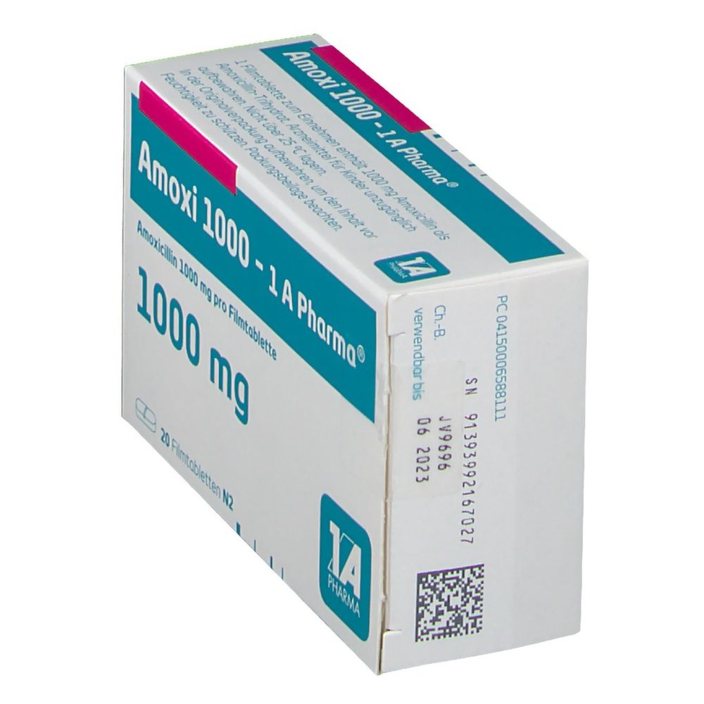 Amoxi 1000 1A Pharma® 20 St - shop-apotheke.com