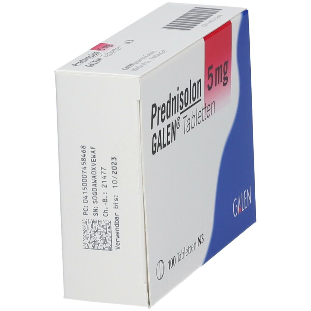 Prednisolon 5 mg GALEN® 100 St - shop-apotheke.com