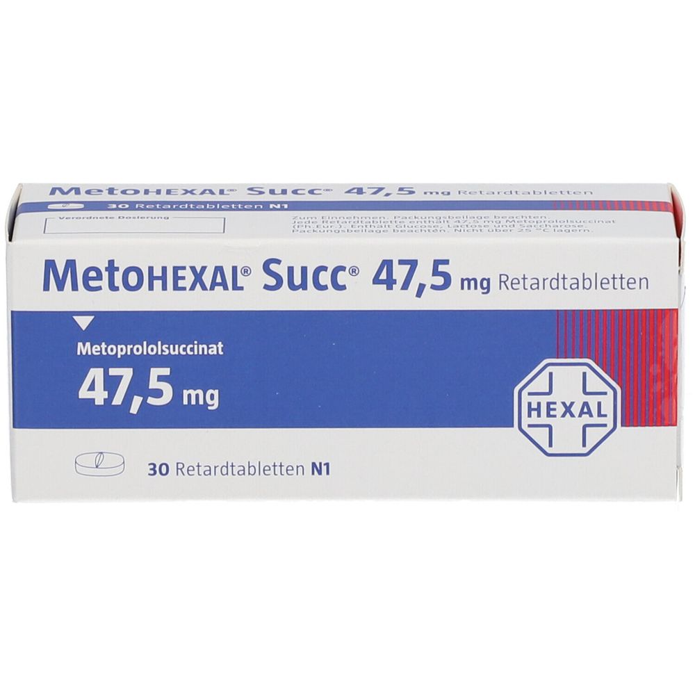 MetoHEXAL® Succ® 47,5 mg 30 St - shop-apotheke.com
