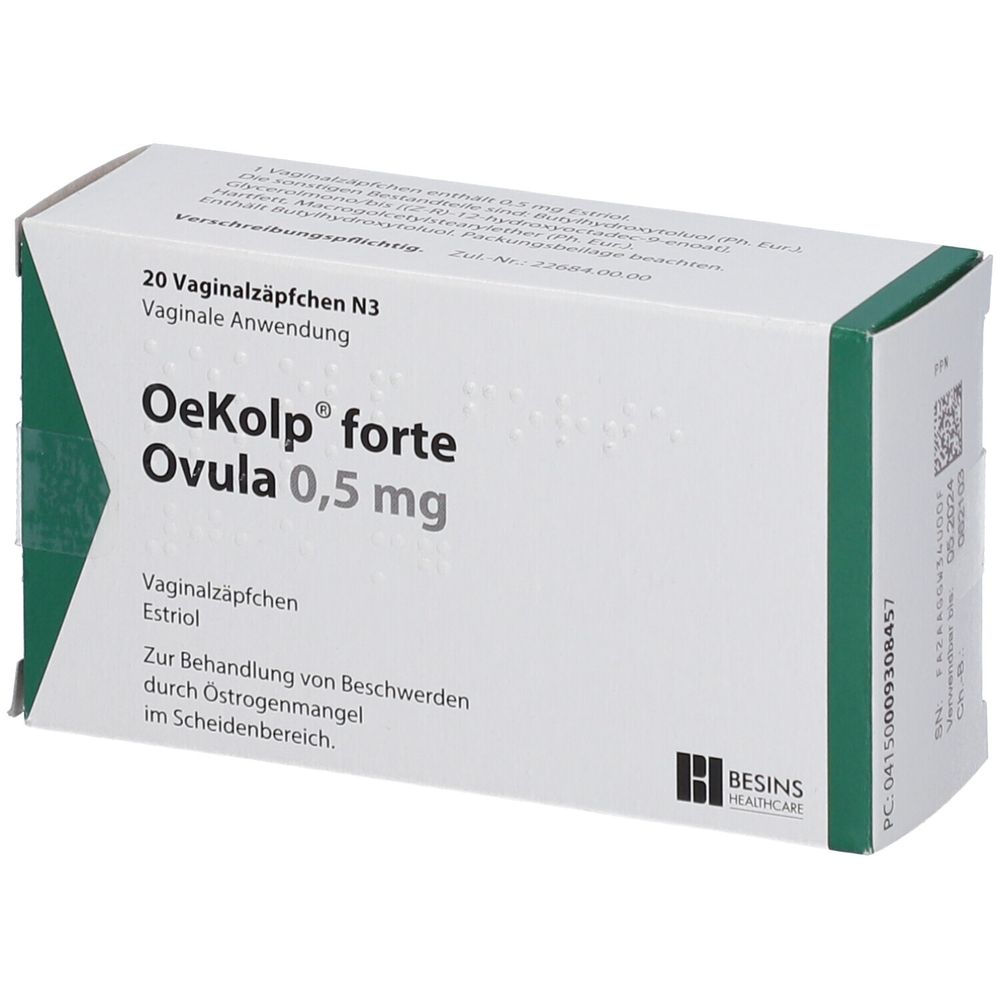 OeKolp® forte Ovula 0,5 mg 20 St - shop-apotheke.com