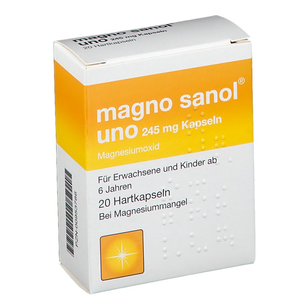 magno sanol® uno 245 mg Kapseln 20 St - shop-apotheke.com