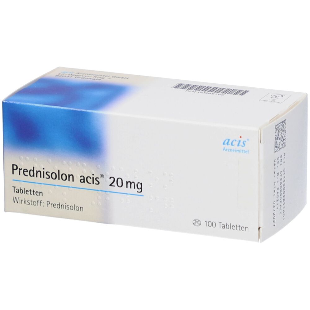 Prednisolon acis® 20 mg 100 St - shop-apotheke.com