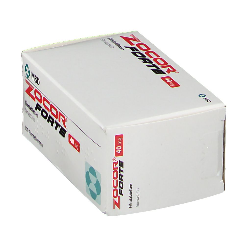 ZOCOR® FORTE 40 mg 100 St - shop-apotheke.com