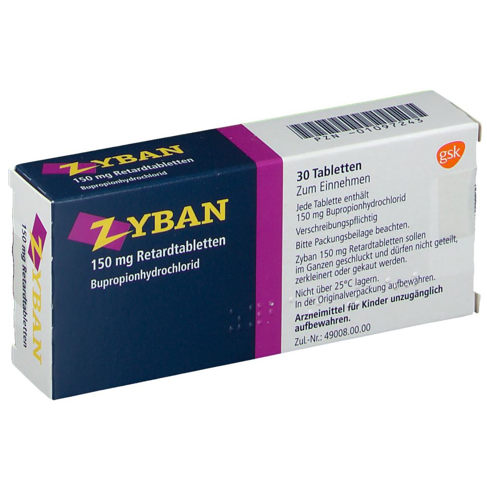 Zyban 150 mg Retardtabletten 30 St - shop-apotheke.com