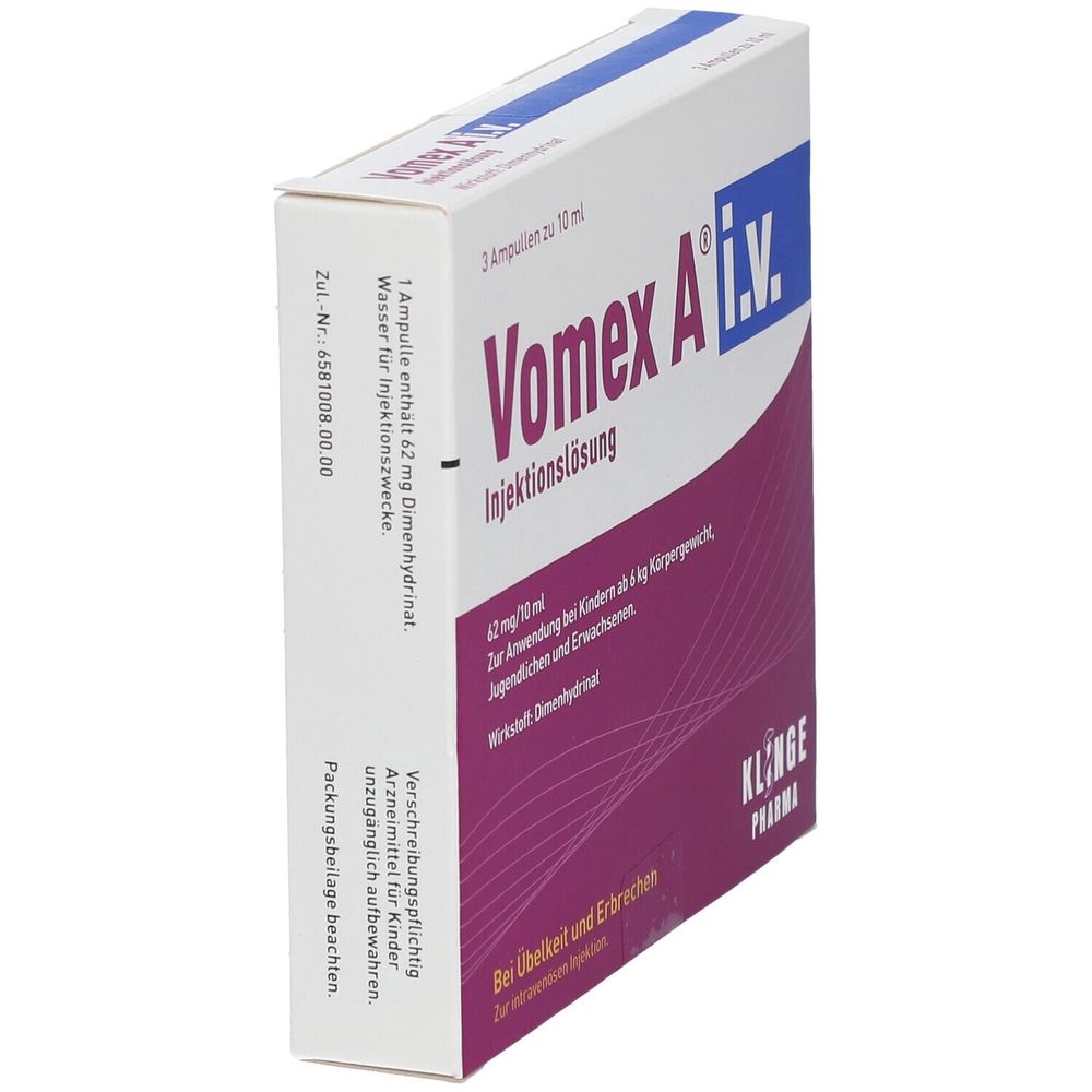 Vomex A® i.v. 62 mg/10 ml 3x10 ml - shop-apotheke.com