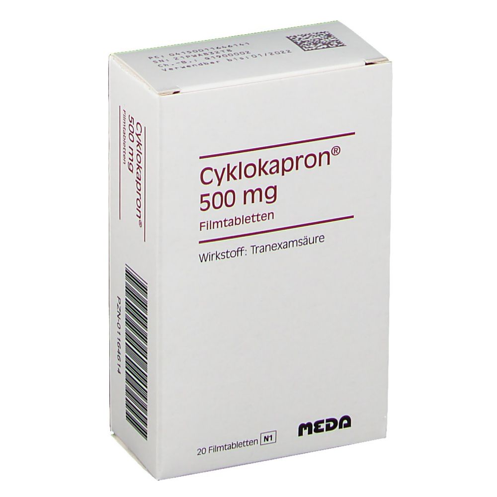 Cyklokapron® 500 mg 20 St - shop-apotheke.com