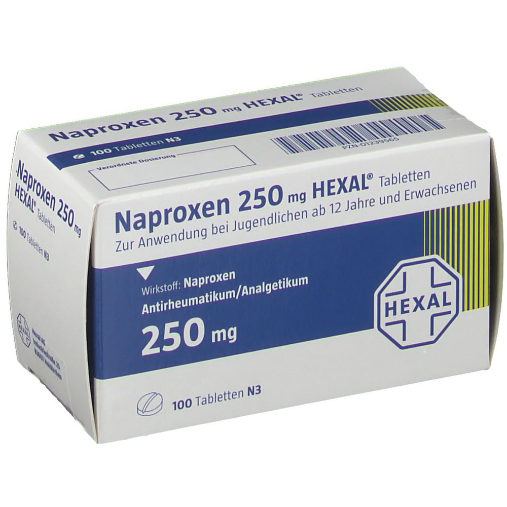 Naproxen 250 mg HEXAL® 100 St - shop-apotheke.com