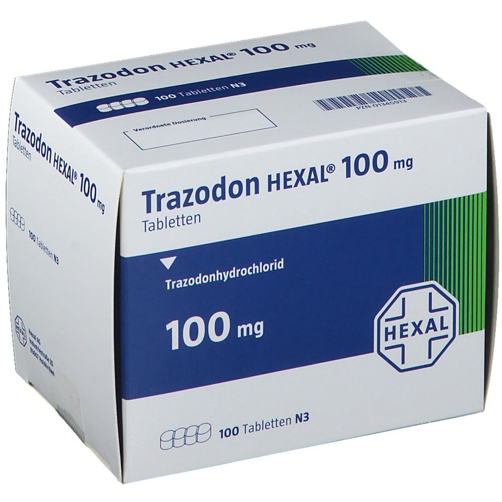 Trazodon HEXAL® 100 mg 100 St - shop-apotheke.com