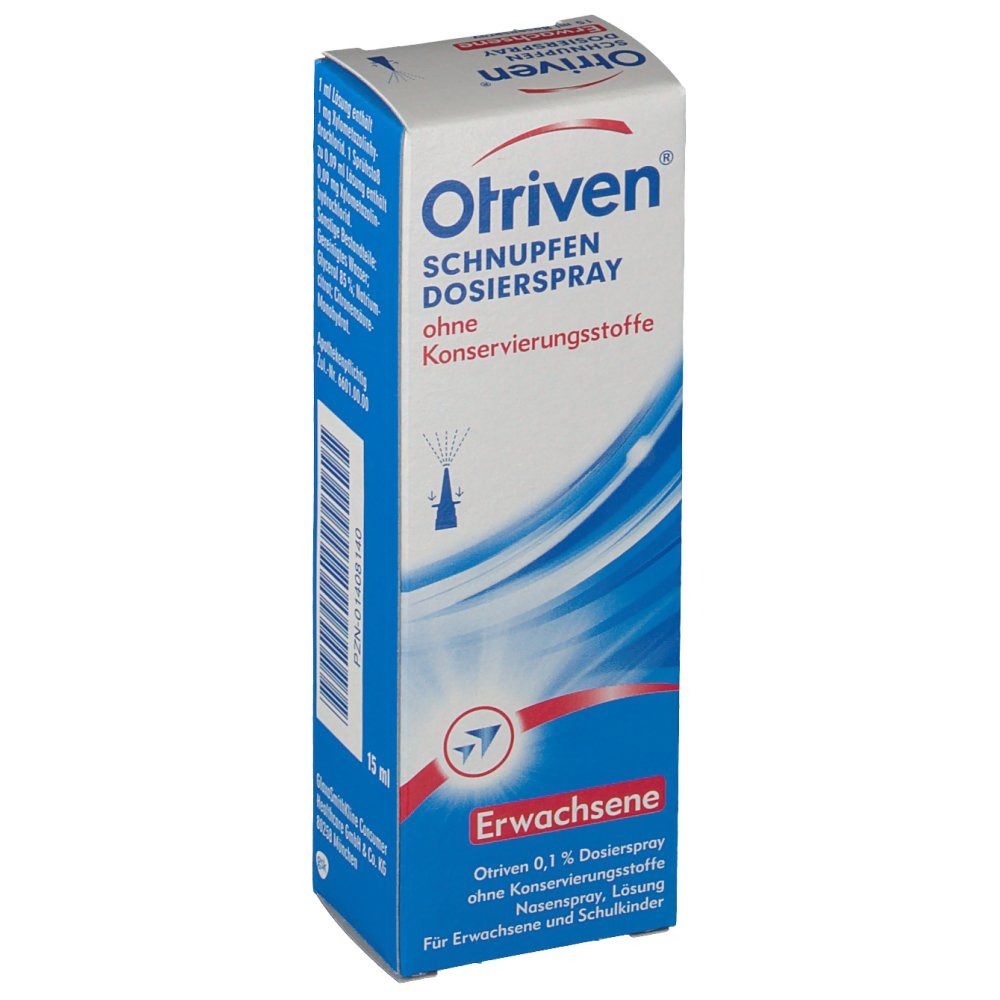 Otriven® 0,1% Dosierspray ohne Konservierungsstoffe 15 ml - shop ...