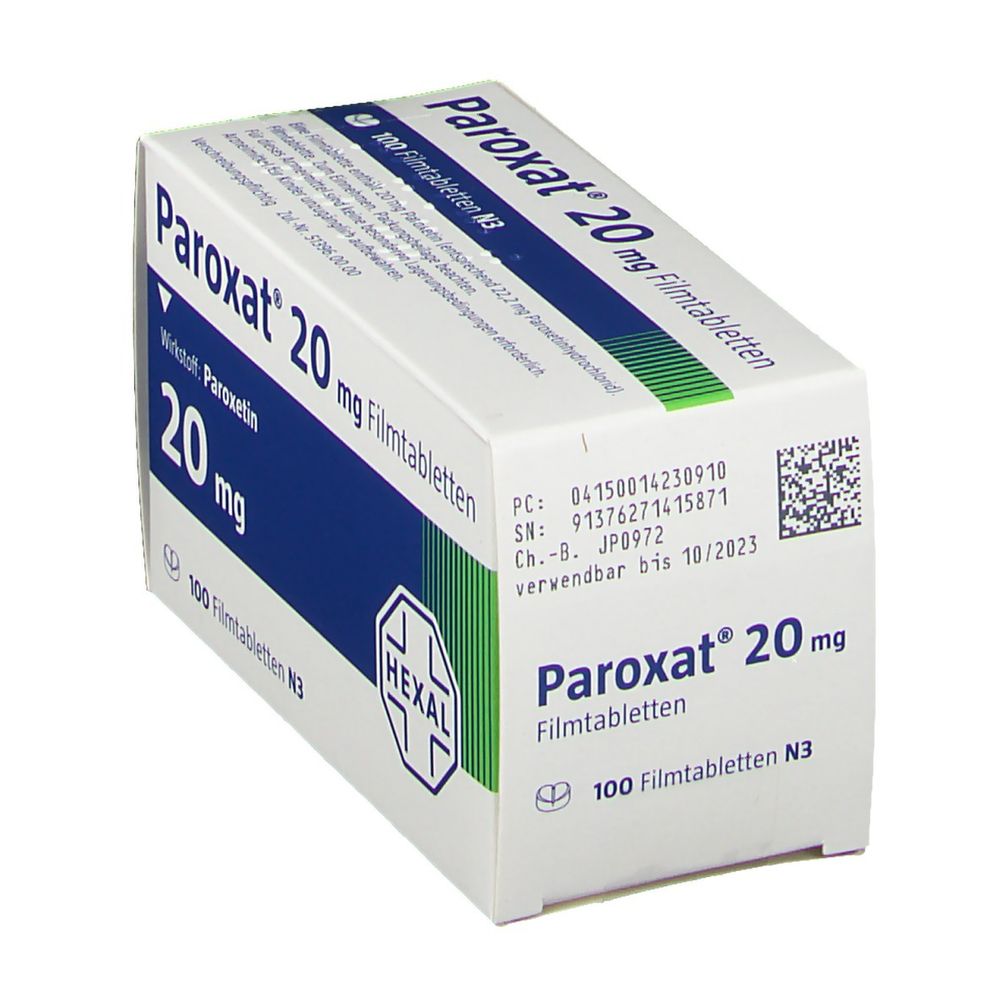 Paroxat® 20 mg 100 St - shop-apotheke.com