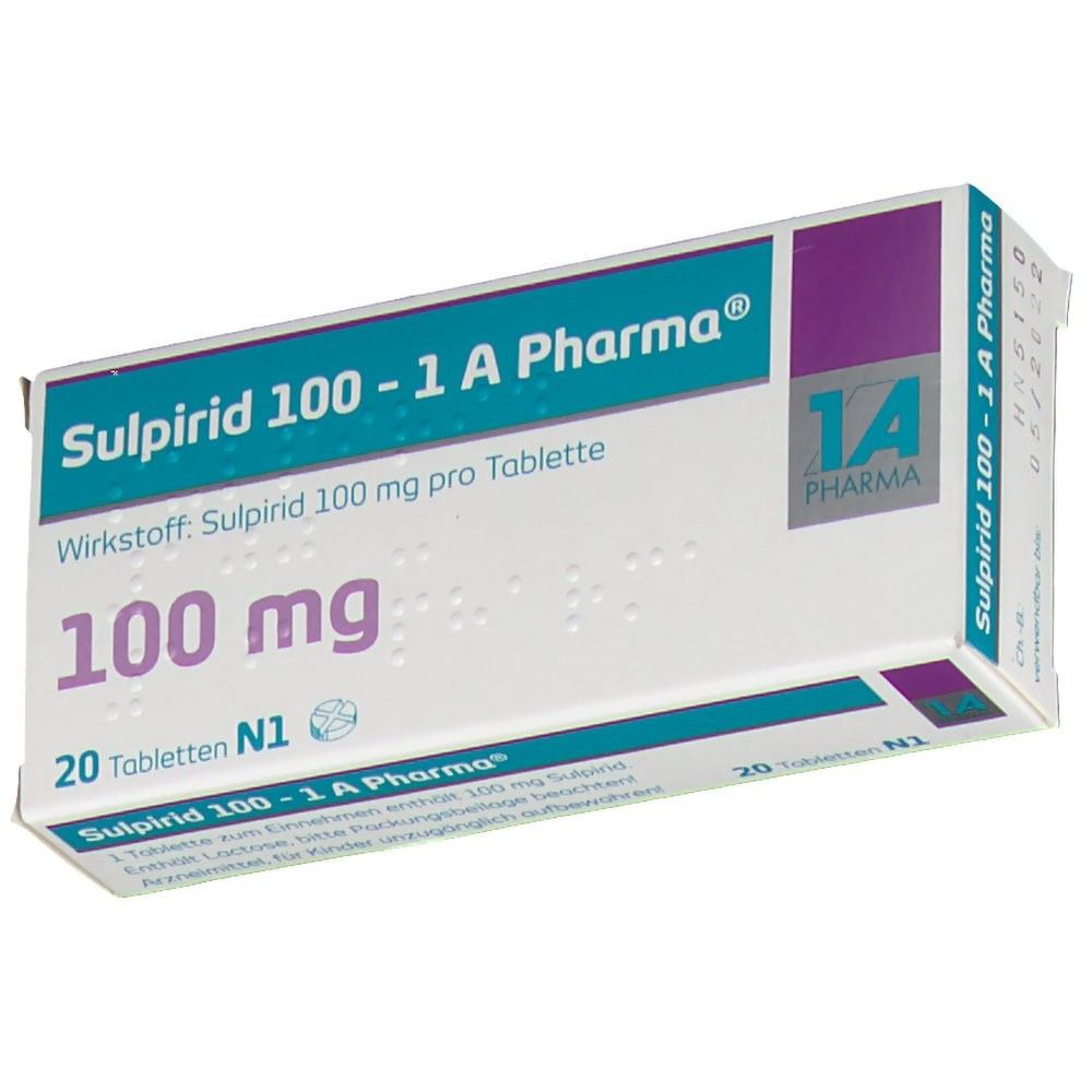 Sulpirid 100 - 1 A Pharma® 20 St - shop-apotheke.com