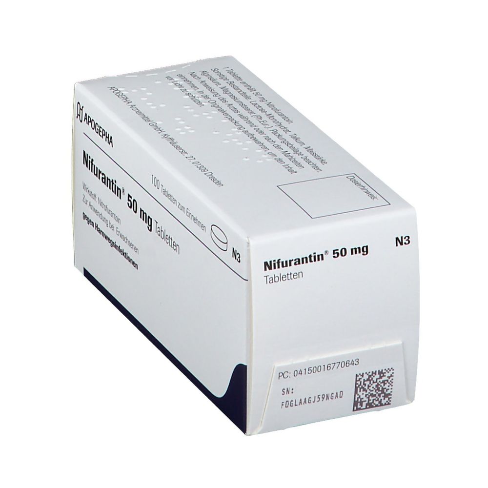 Nifurantin® 50 mg 100 St - shop-apotheke.com