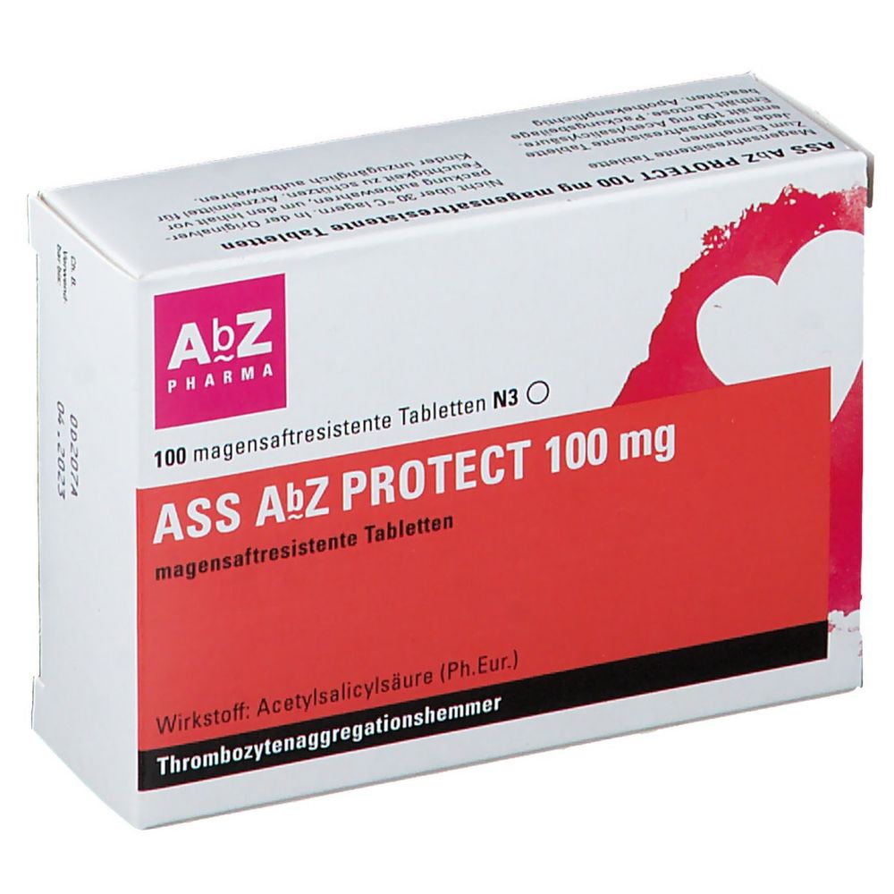 ASS AbZ PROTECT 100 mg 100 St - shop-apotheke.com