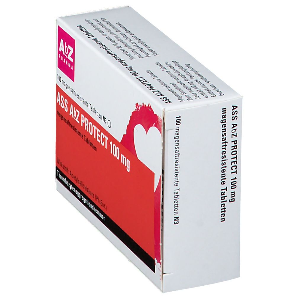 ASS AbZ PROTECT 100 mg 100 St - shop-apotheke.com