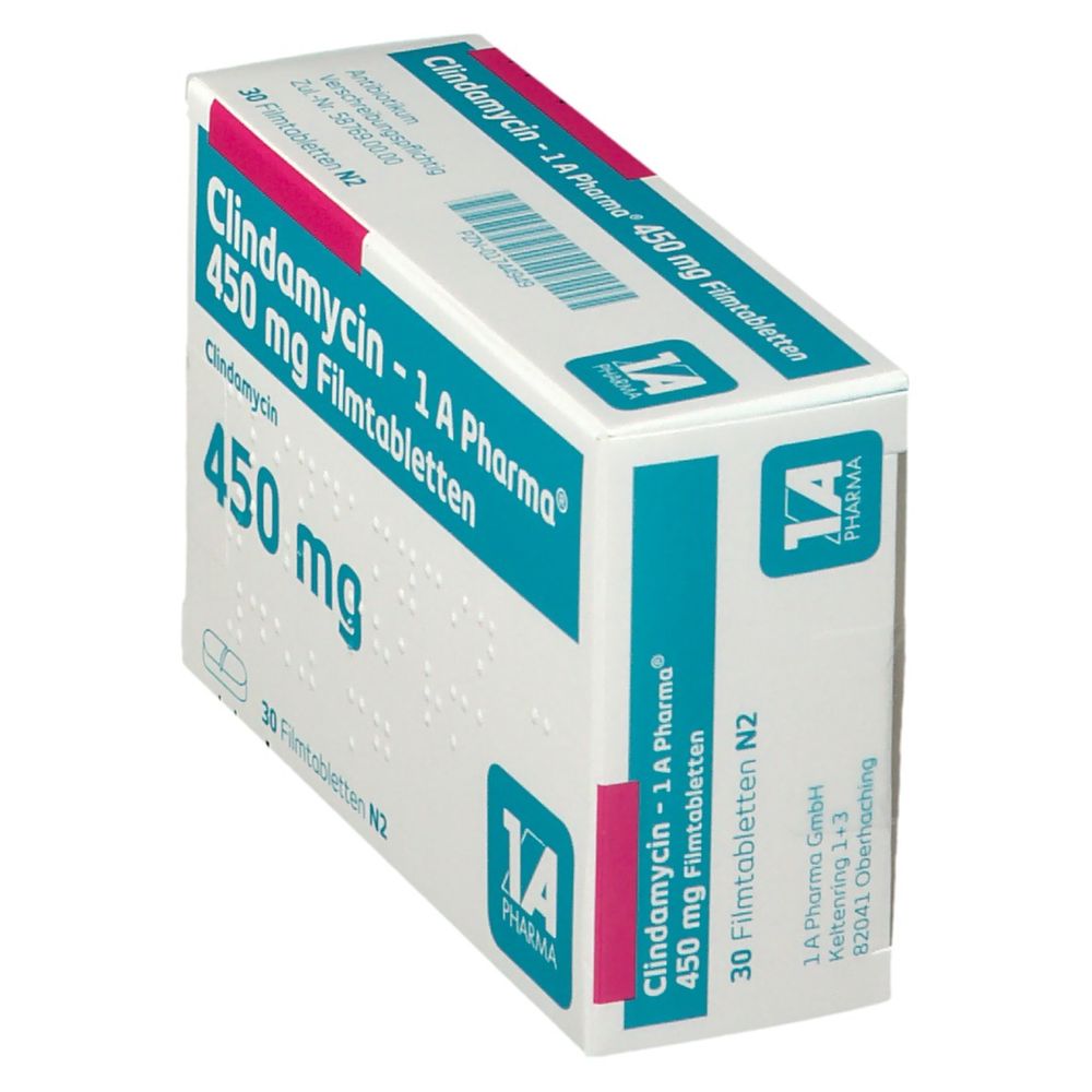 Clindamycin - 1 A Pharma® 450 mg 30 St - shop-apotheke.com