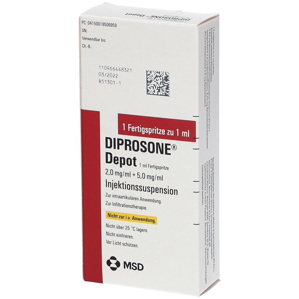 DIPROSONE® Depot 1 ml Fertigspritze 1x1 ml - shop-apotheke.com