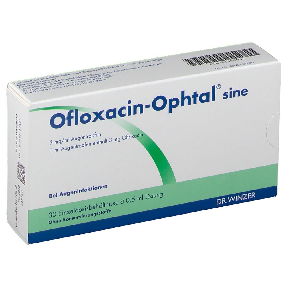 Ofloxacin-Ophtal® sine 3 mg/ml 30x0,5 ml - shop-apotheke.com