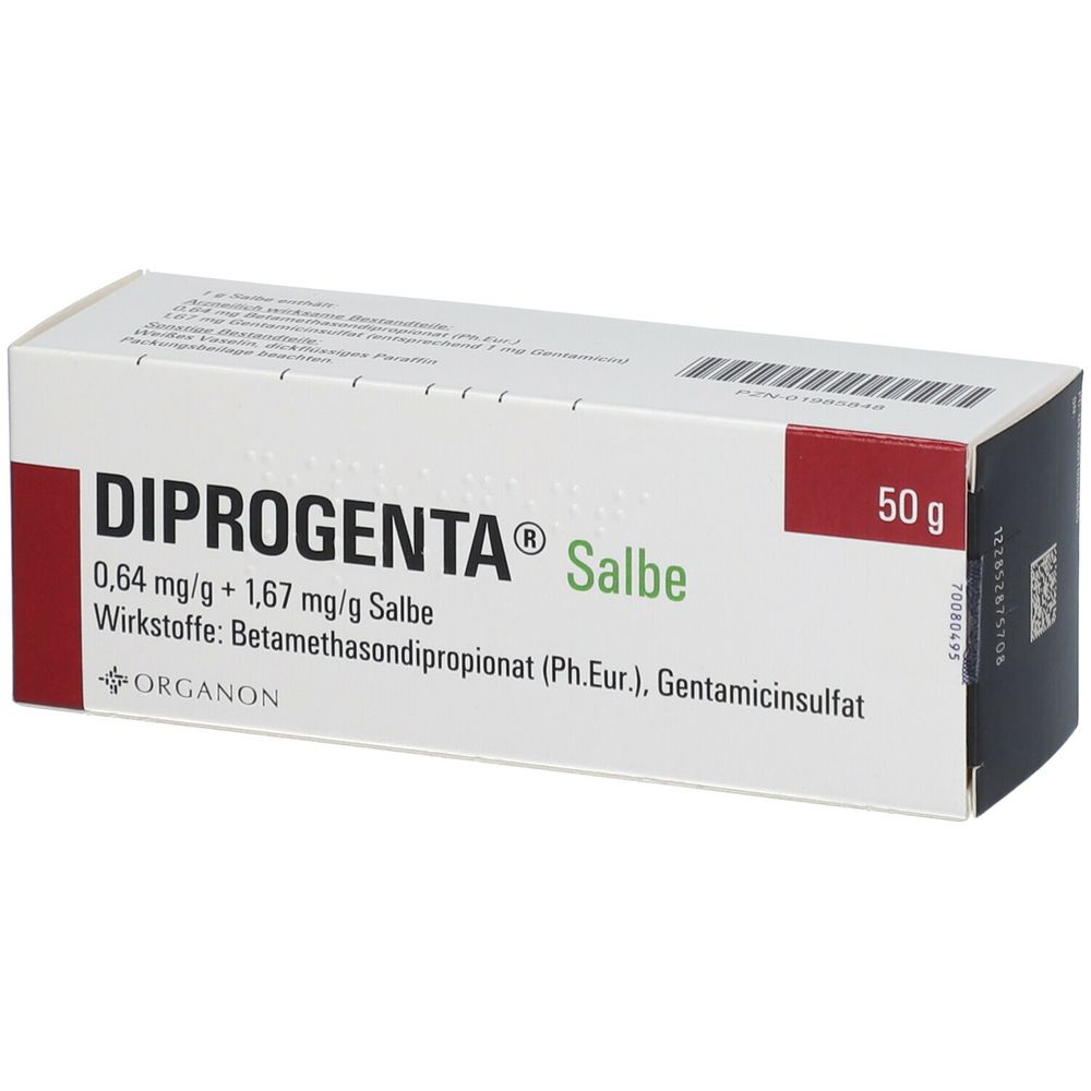 DIPROGENTA® Salbe 0,64 mg/g + 1,67 mg/g 50 g - shop-apotheke.com