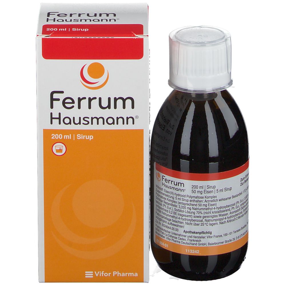 Ferrum Hausmann® Sirup 200 ml - shop-apotheke.com