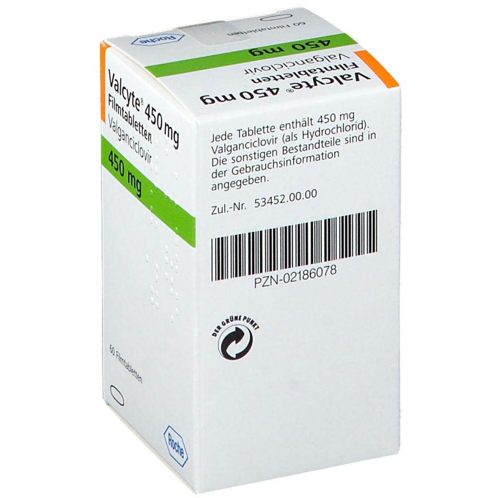 Valcyte® 450 mg 60 St - shop-apotheke.com
