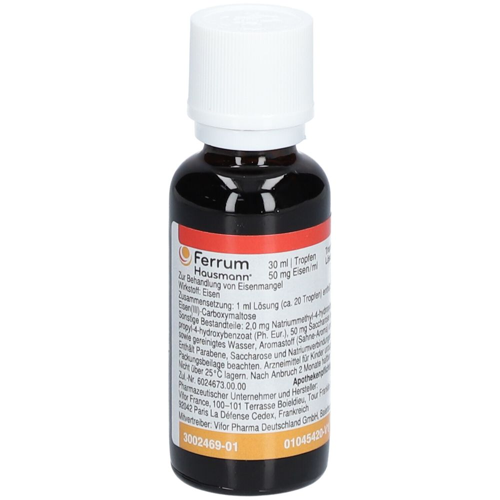 Ferrum Hausmann® Lösung 30 ml - shop-apotheke.com