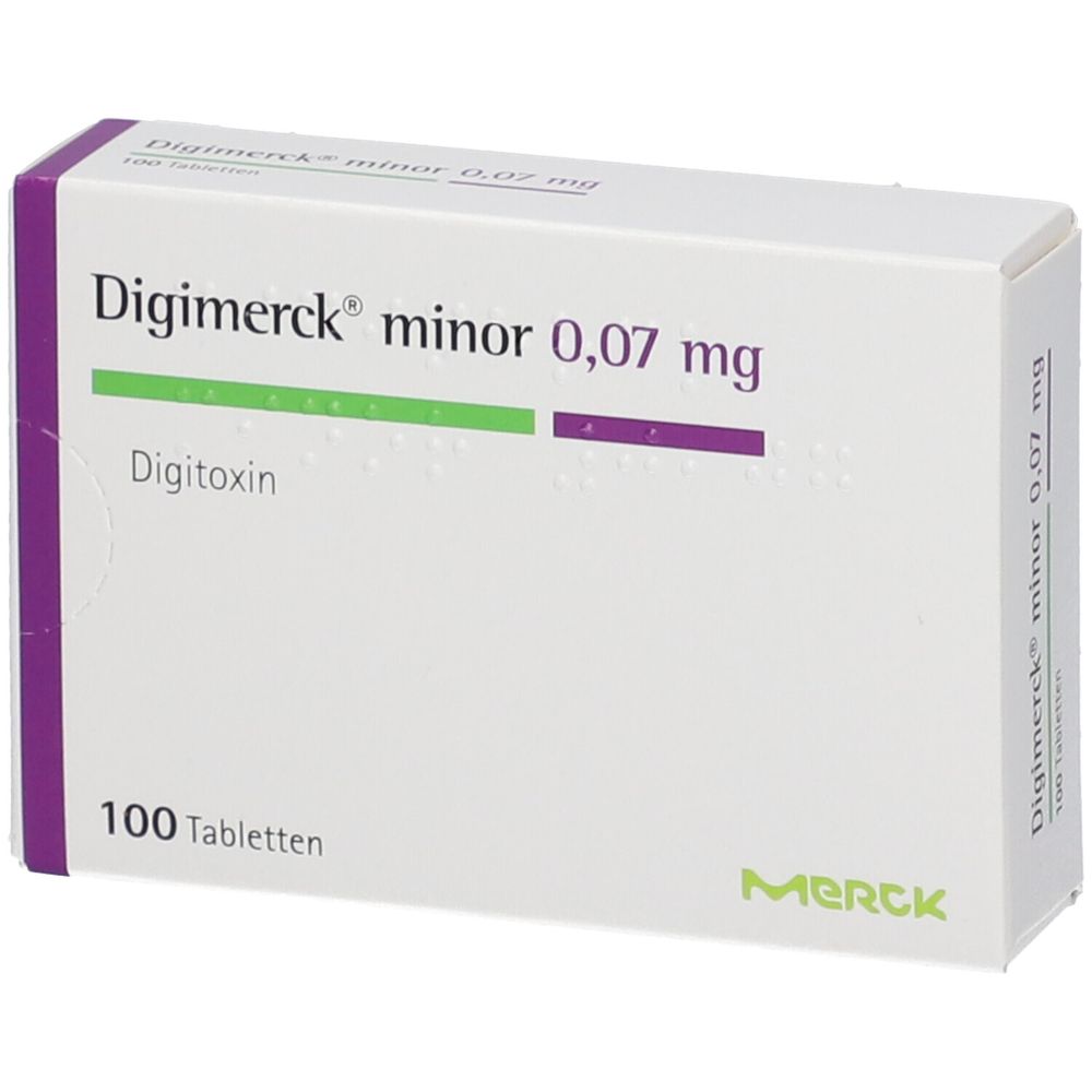 Digimerck® minor 0,07 mg 100 St - shop-apotheke.com