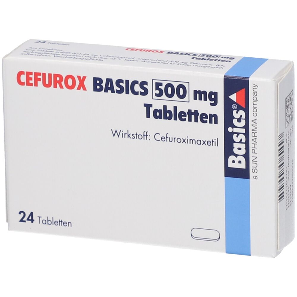 CEFUROX BASICS 500 mg 24 St - shop-apotheke.com