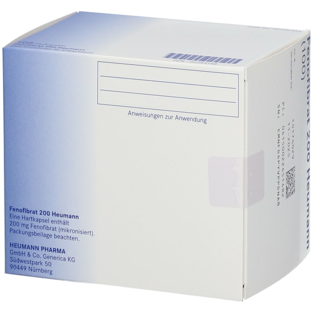 Fenofibrat 200 Heumann 100 St - shop-apotheke.com