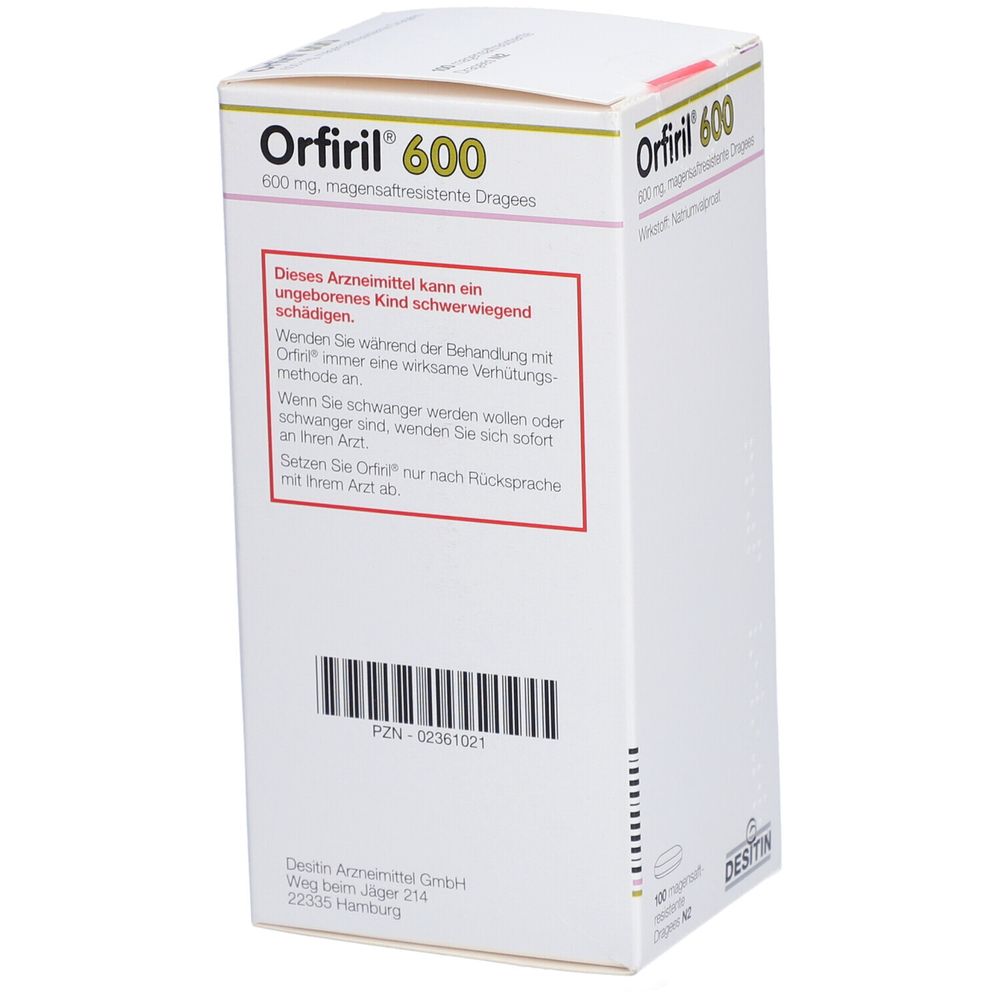 Orfiril® 600 100 St - shop-apotheke.com
