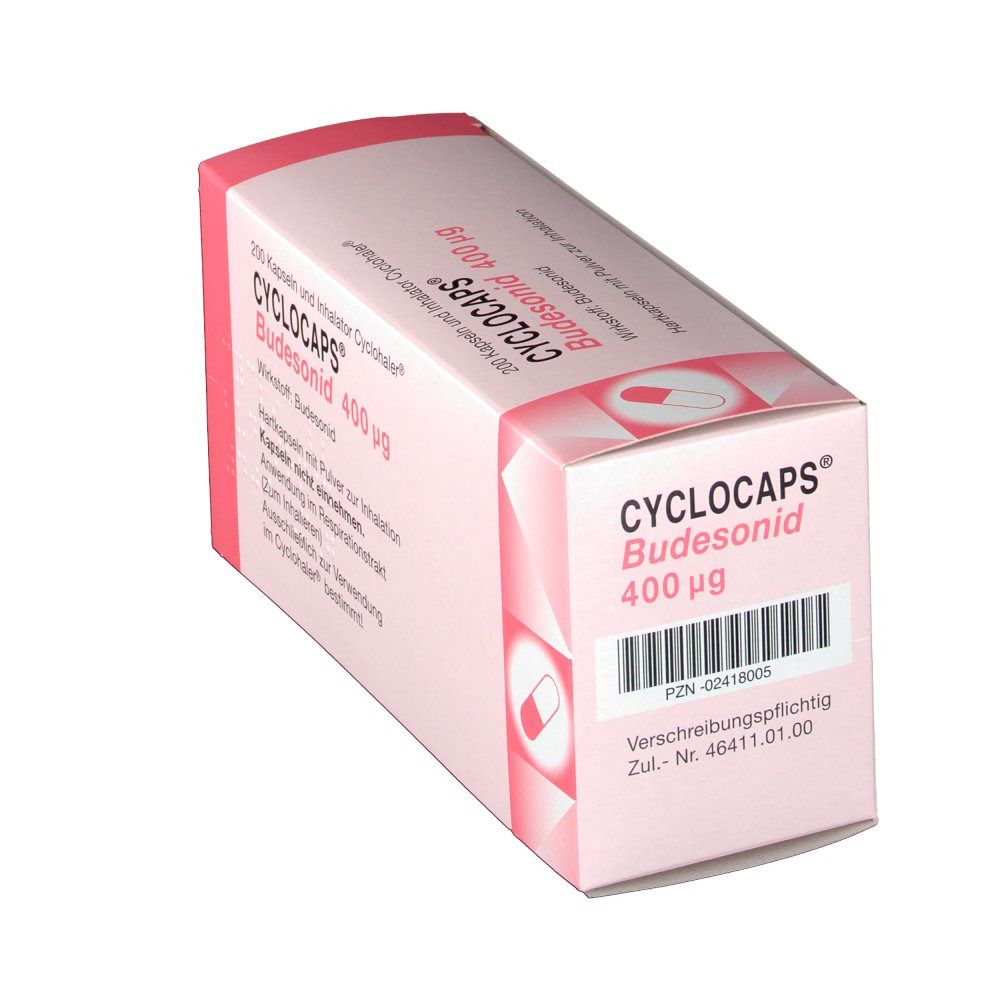 Cyclocaps Budesonid 400ug Inh.Kaps.+Cycloh. 200 St - shop-apotheke.com