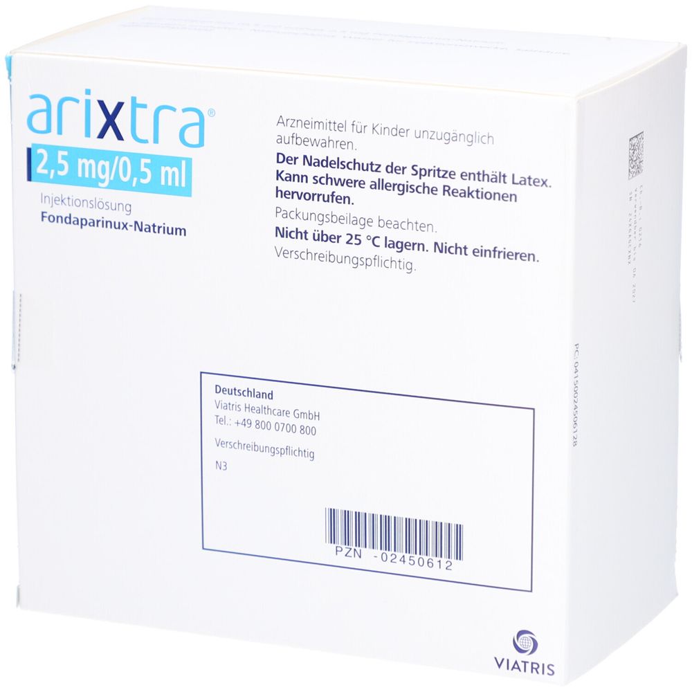 arixtra® 2,5 mg/0,5 ml 20x0,5 ml - shop-apotheke.com