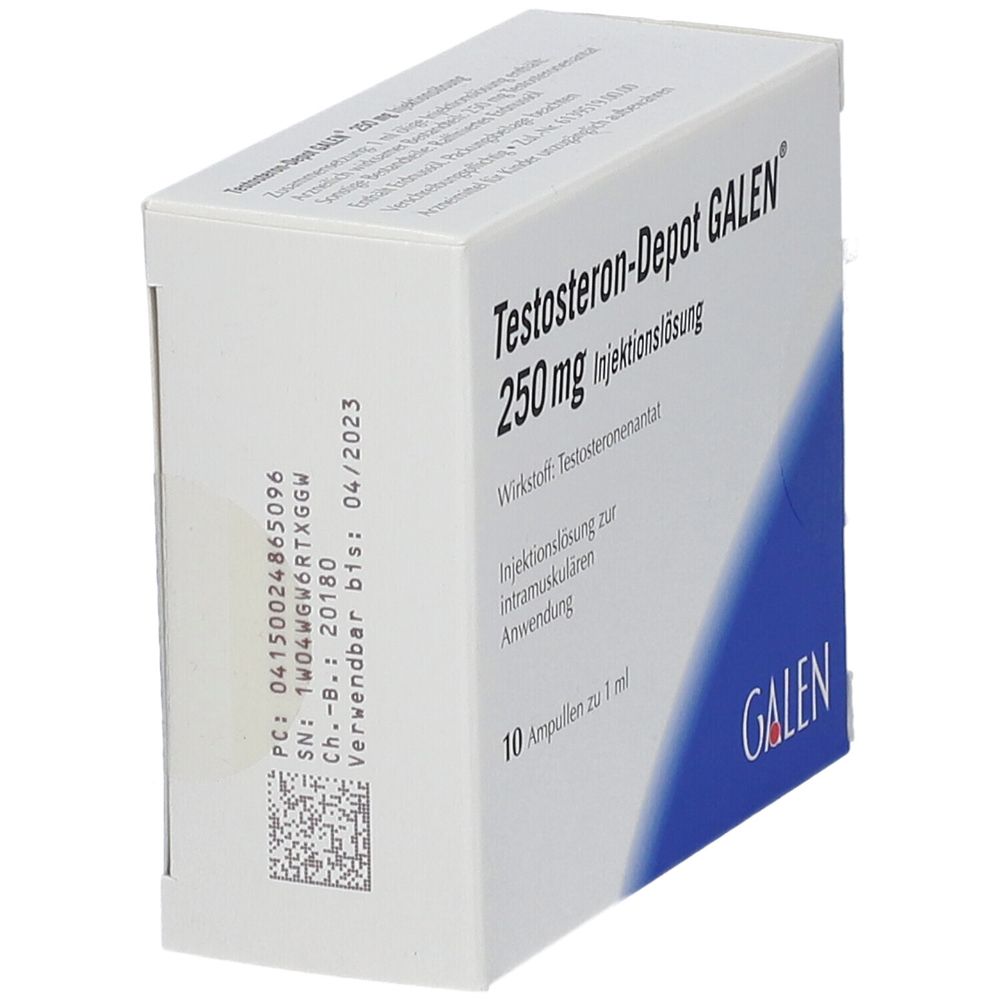 Testosteron-Depot GALEN® 250 mg 10x1 ml - shop-apotheke.com